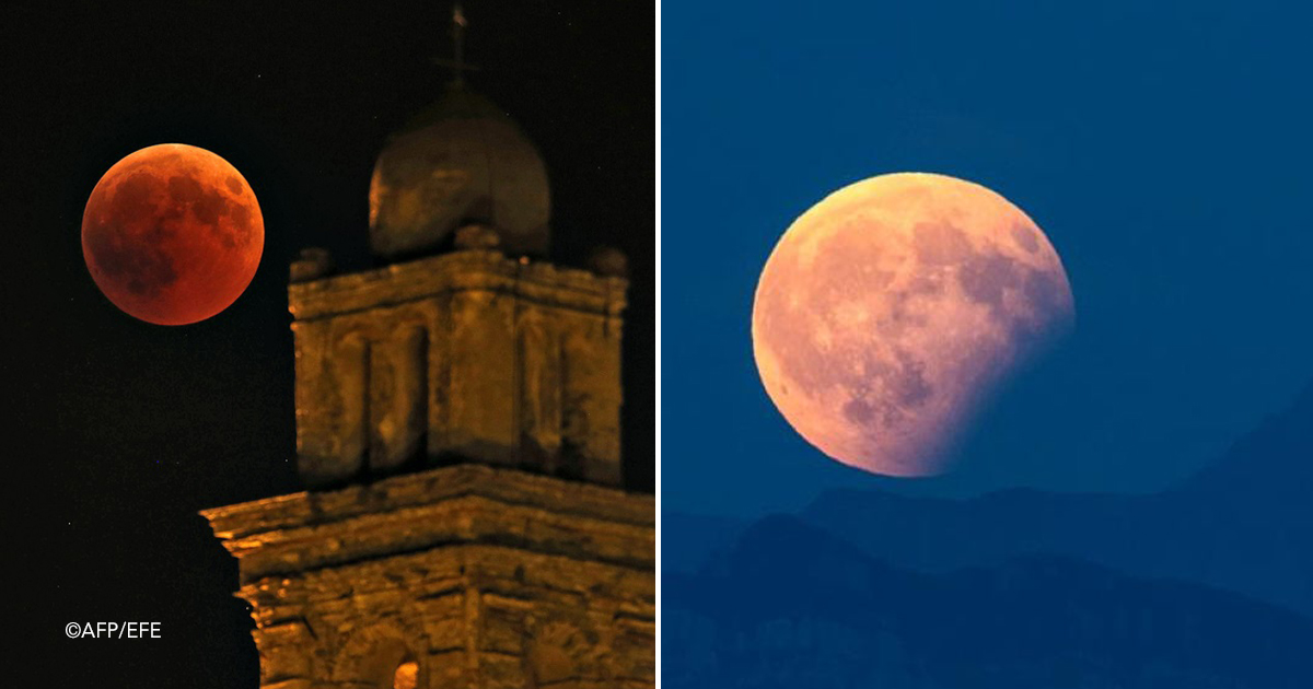 O mais longo eclipse da lua vermelha do século 21: imagens ...