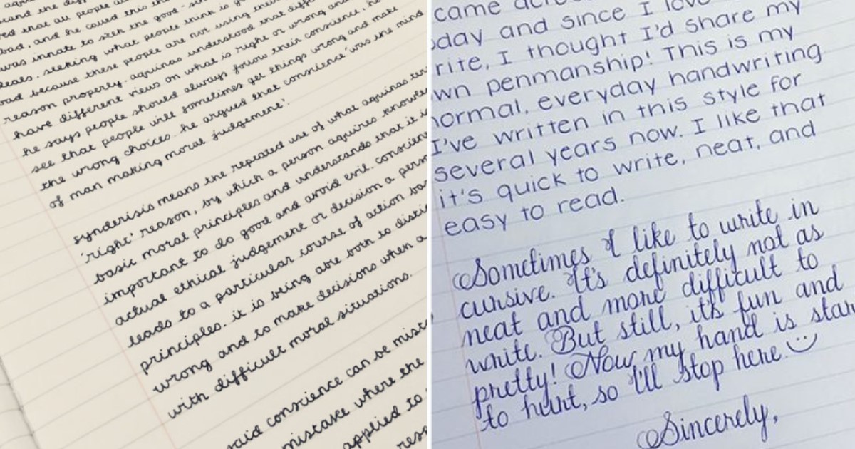 50 Truly Perfect Handwriting Examples That Keep On Impressing People 