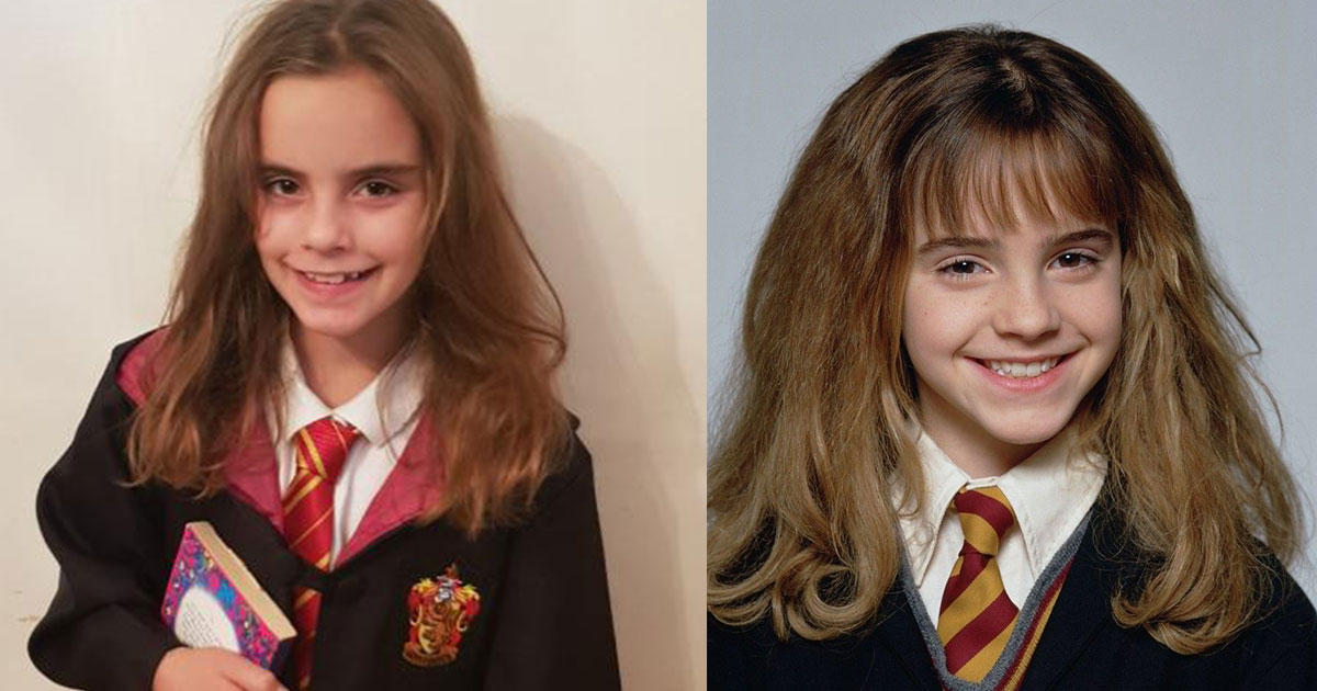 Little Girl Looks Exactly Like Young Hermione Granger From Harry Potter
