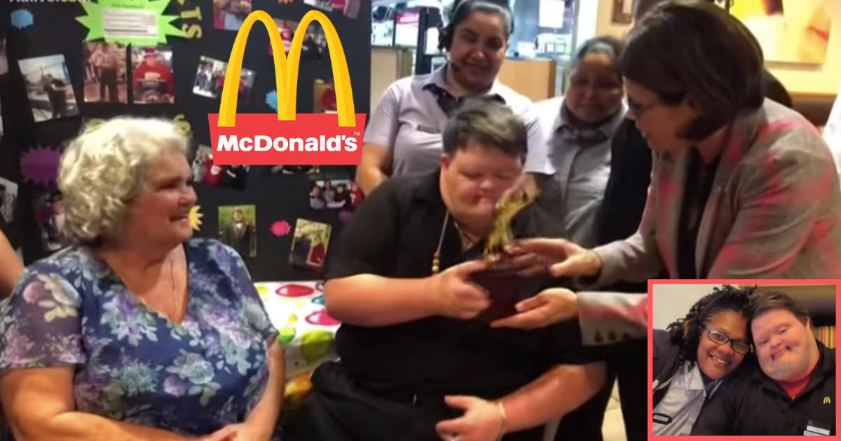 McDonald’s Worker With Down Syndrome is Honored on His 27th Work ...