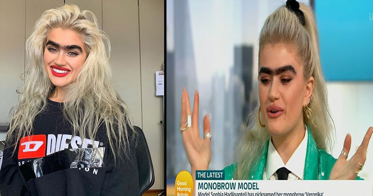 'Monobrow Model' Sophia Hadjipanteli Reveals She Gets Threats For ...