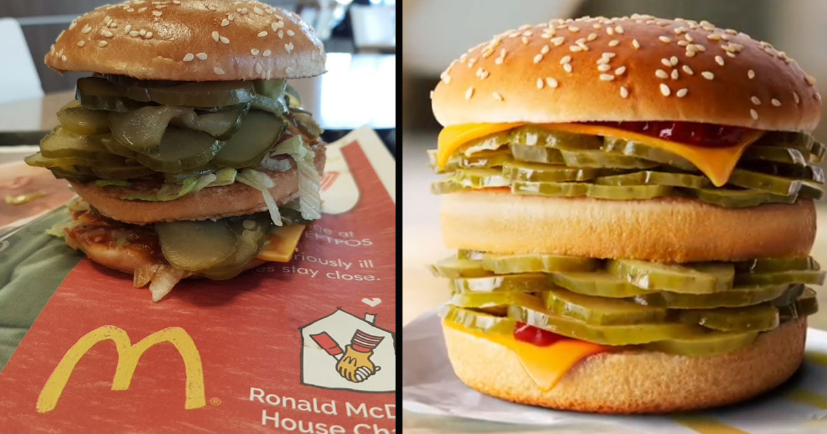 Man Created Mcdonald's April Fool's Day McPickle Burger For Real ...