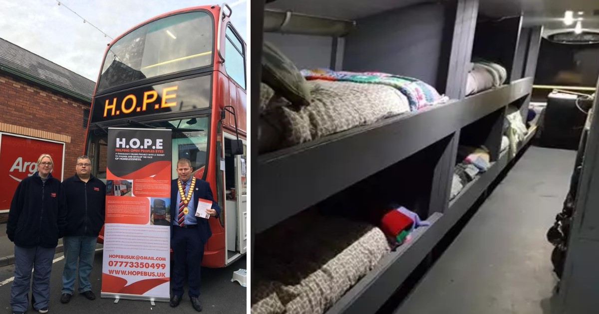 Volunteer Team Converted A Bus Into A Mobile Shelter For The Homeless ...