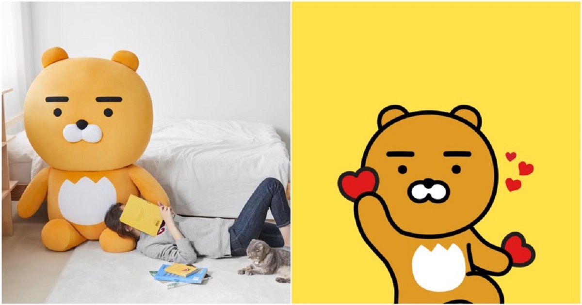 "졸귀탱 카카오 프랜즈 출동!".....초대형 '150cm' 라이언 인형 사람 키 만한 크기로 '출시' - Newsnack