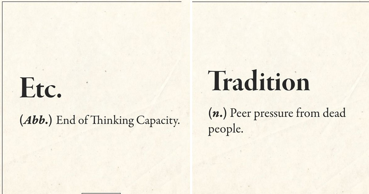 This Hilarious Dictionary Gives You the True Definition of Words and ...