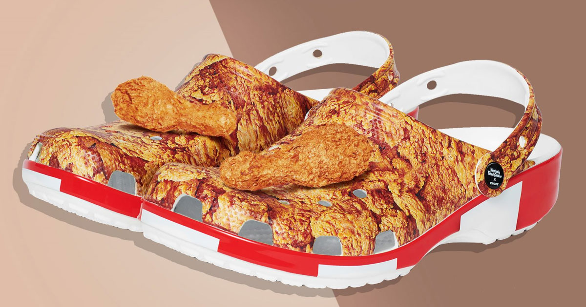 Crocs And KFC Teamed Up To Launch Fried Chicken-Themed Shoes - Small Joys