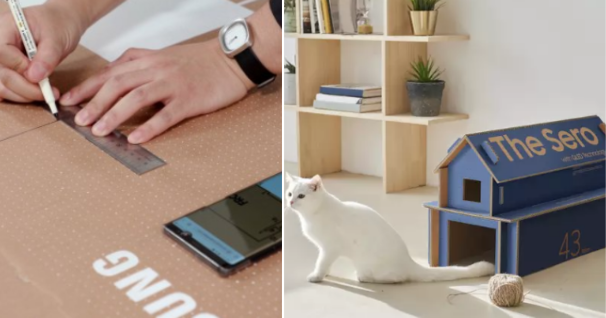 Ecofriendly Boxes From Samsung are Perfect For Your Cat’s Home