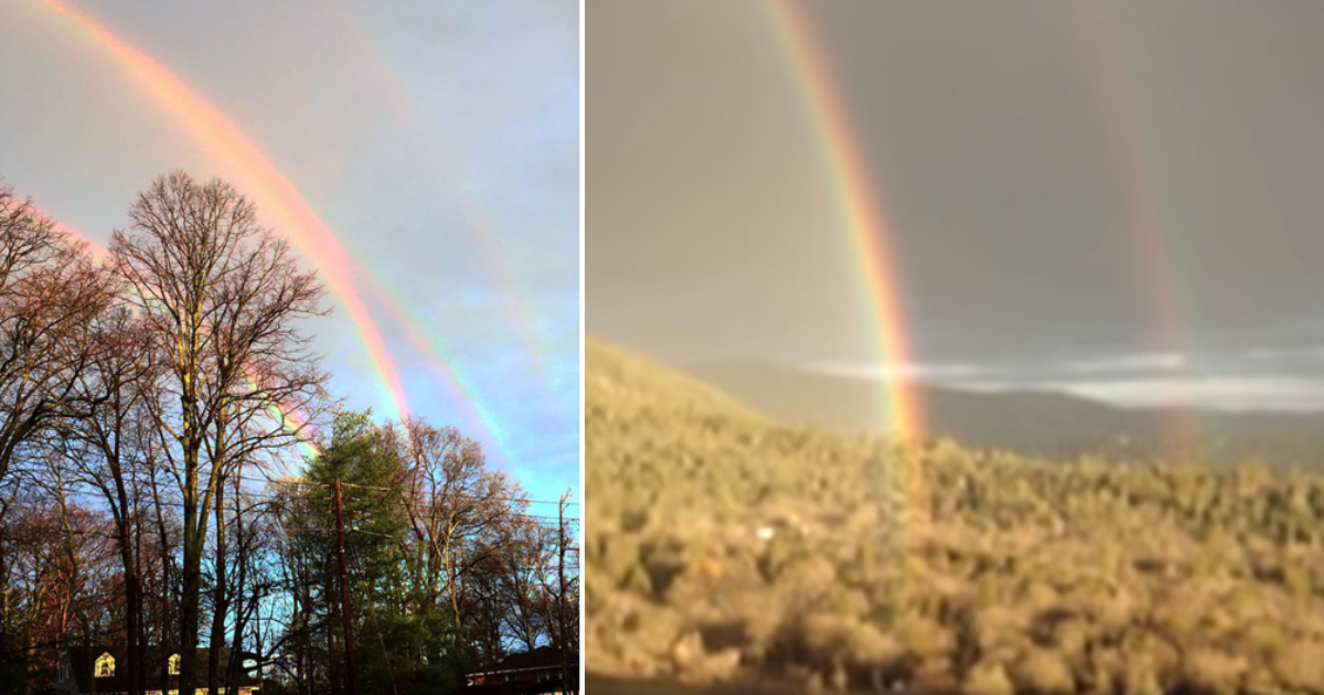 The Rarest Quadruple Rainbow Spotted By A Woman in Long Island is ...