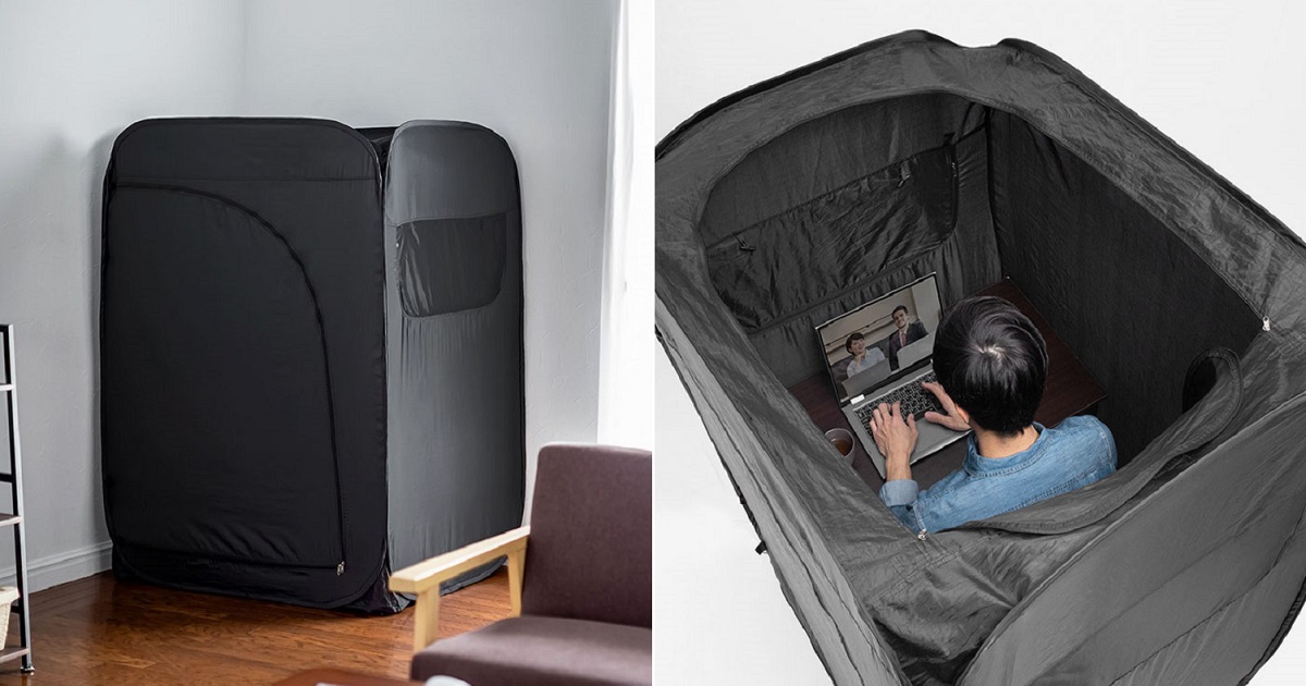 Portable Office-Tent Has Made Working From Home An Absolute Breeze