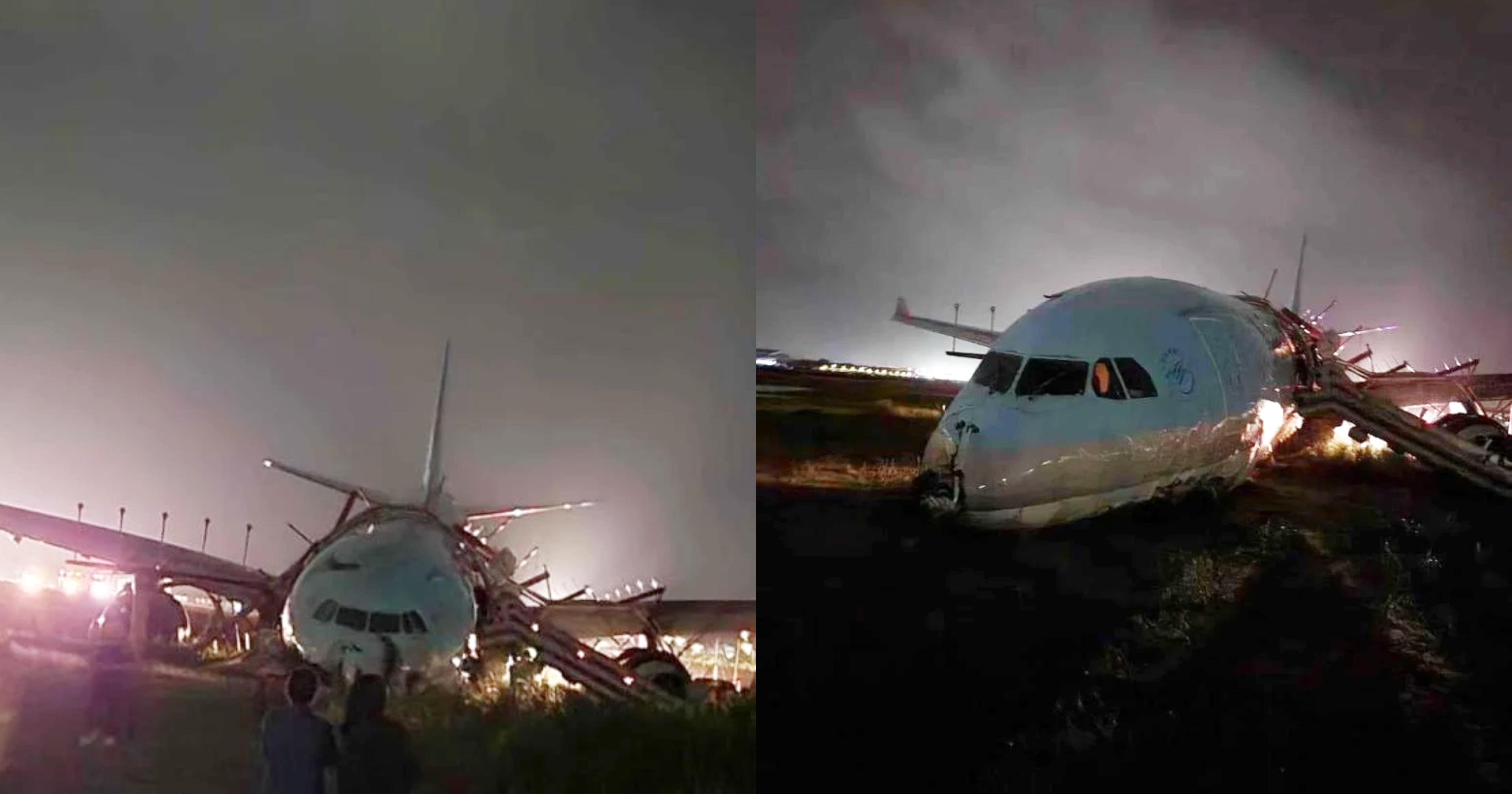 대한항공 여객기, 필리핀 세부공항서 착륙 중 활주로 이탈 반파 사고 - Newsnack