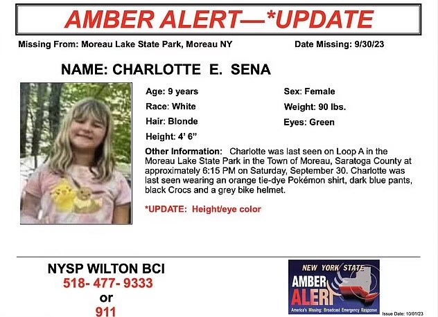 Breaking Amber Alert Is Issued For 9 Year Old Girl Who Vanished