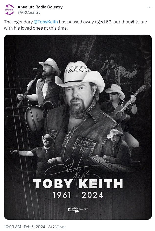 Breaking Country Singing Legend Toby Keith Dead At 62 Small Joys